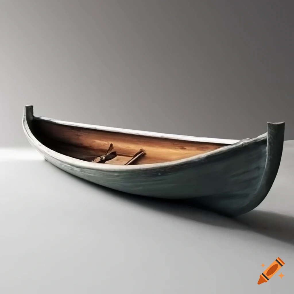 Image of a concrete canoe on Craiyon