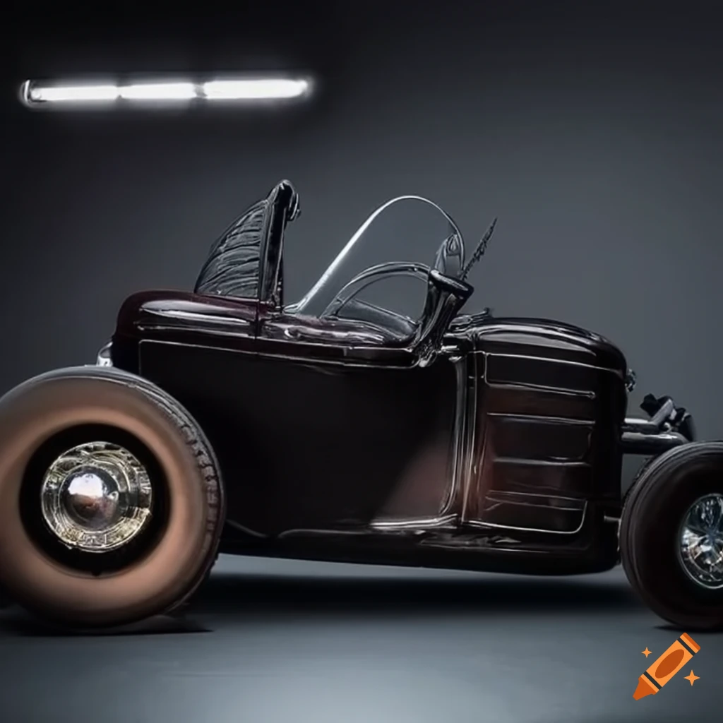 Hot rod car on Craiyon