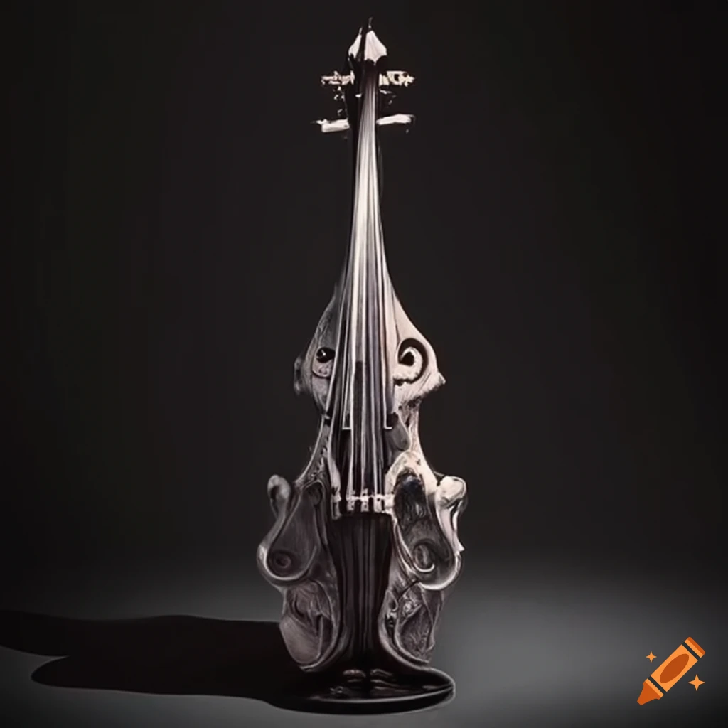 Kokyu instrument designed by giger on Craiyon