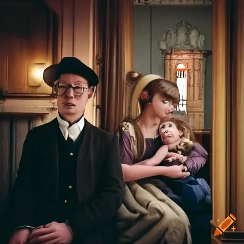 Brian and peter from family guy on a victorian train on Craiyon