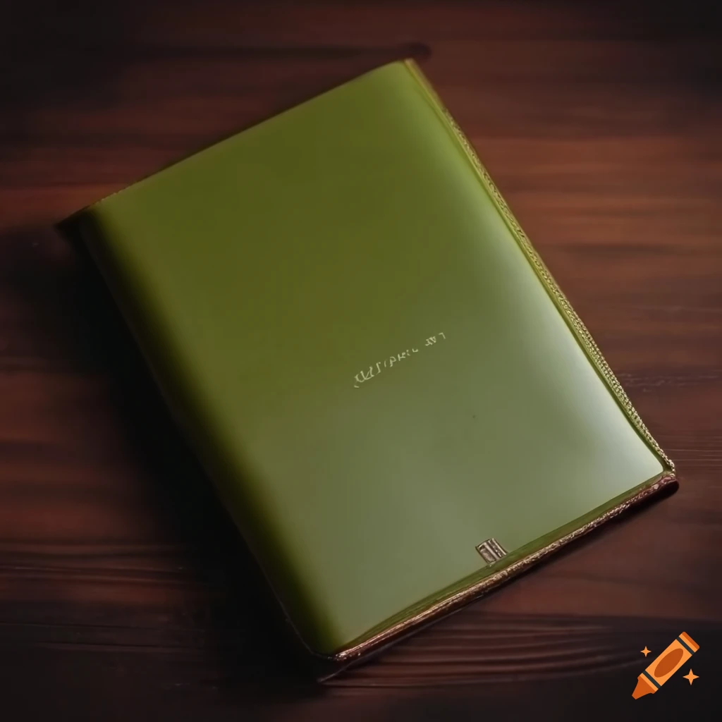 Green leather album cover with gold 'automaton' title