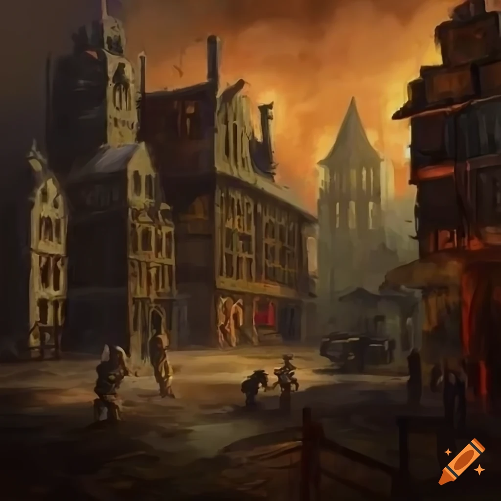 Steampunk manor concept art with intricate details on Craiyon