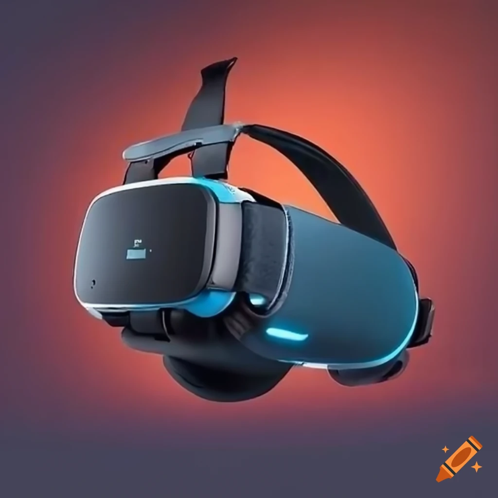 Innovative vr headset for immersive gaming on Craiyon