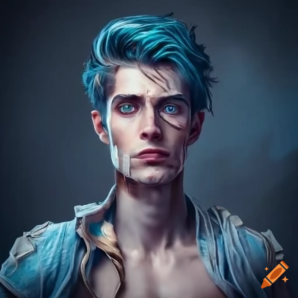 Fusion of handsome jack and rhys strongfork on Craiyon