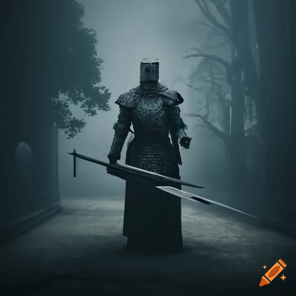 Gundyr character from dark souls video game on Craiyon