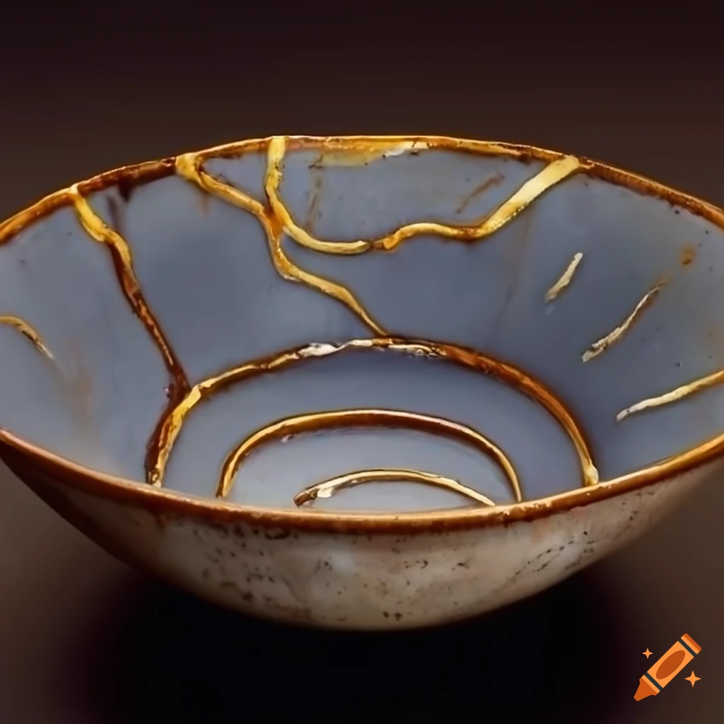 Glazed ceramic pottery with vibrant colors and textures