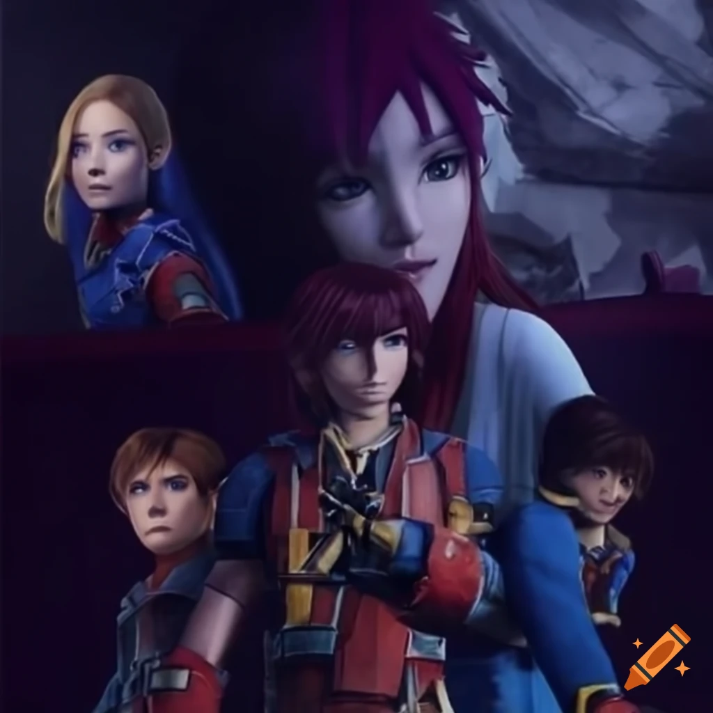 Poster for the movie skies of arcadia on Craiyon
