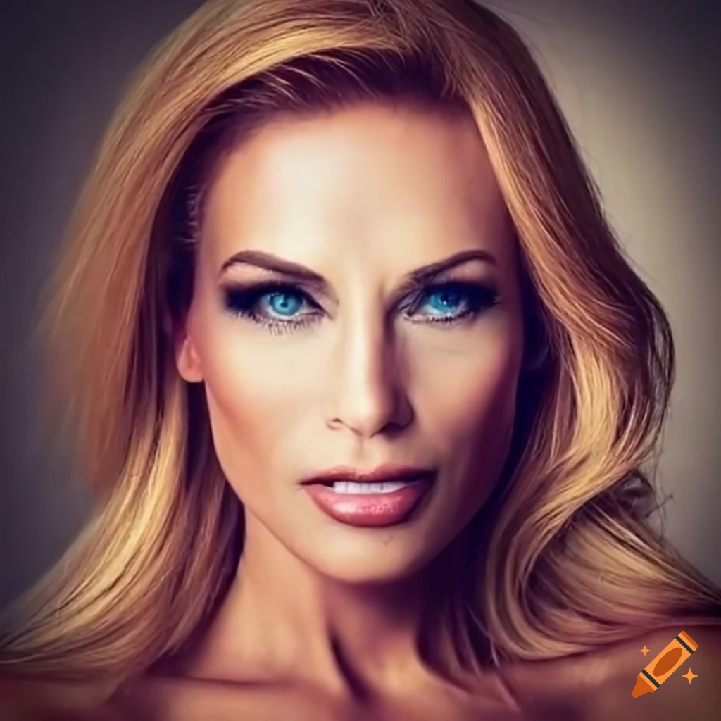 Closeup glamour shot of darya folsom