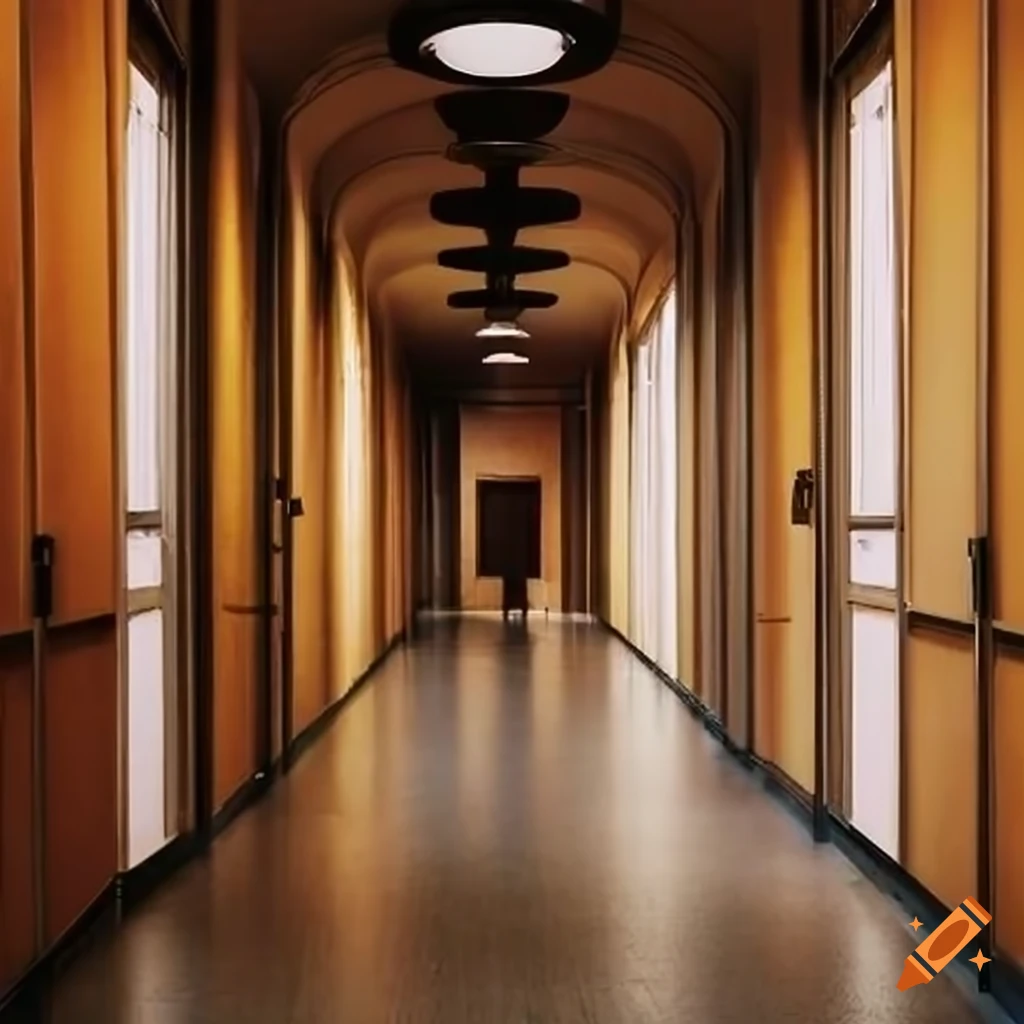 Hallway of a music school