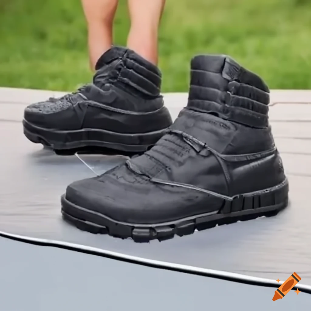 Camping rusher step on Craiyon