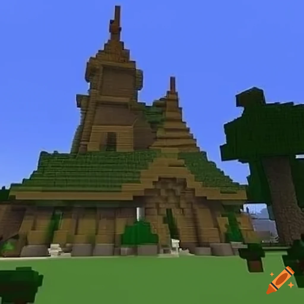 Minecraft zelda-inspired server logo on Craiyon