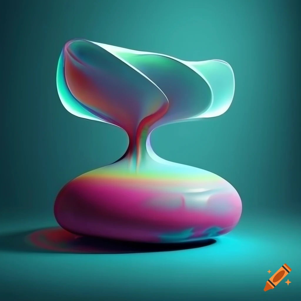 Colorful and intricate 3d sculpted artwork on Craiyon