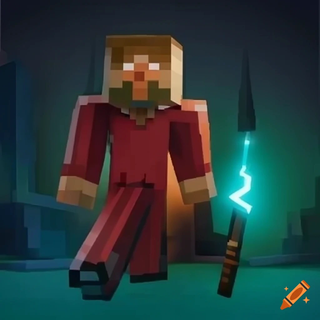 Creative minecraft profile picture with a soviet hat on Craiyon