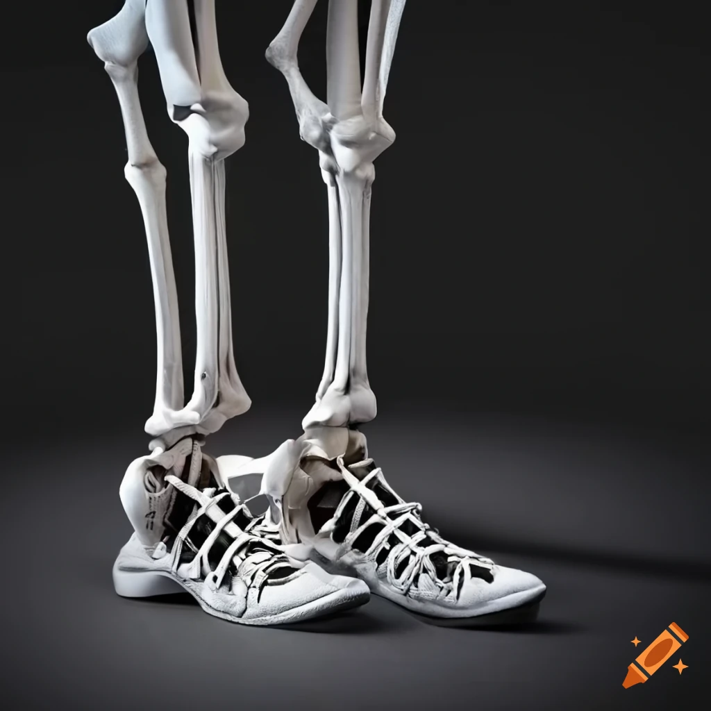 Skeleton structure of a sneaker