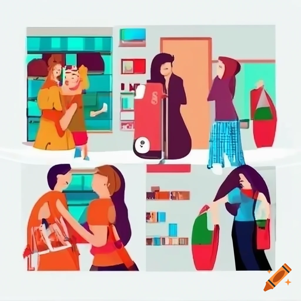 Illustration Of Casual Gamers Playing Video Games On Craiyon