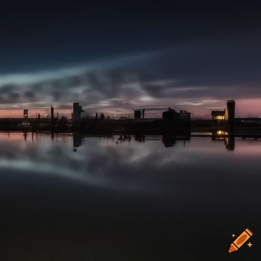 Panoramic view of krimpen aan den ijssel on Craiyon