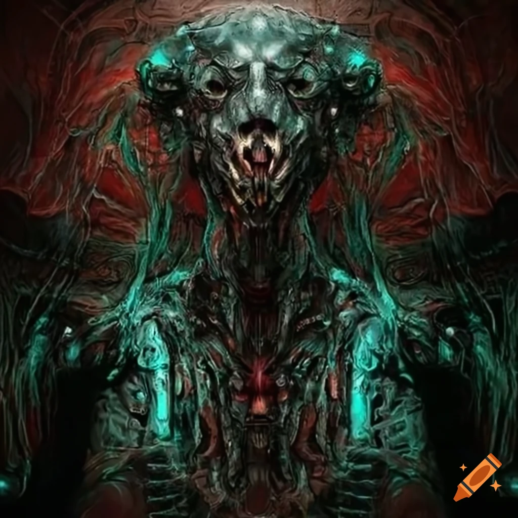 Cybernetic creature artwork on Craiyon