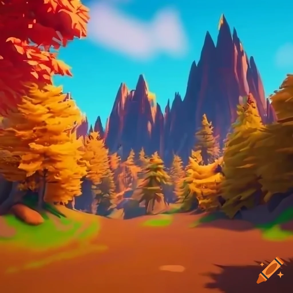 Fortnite giant tree on Craiyon