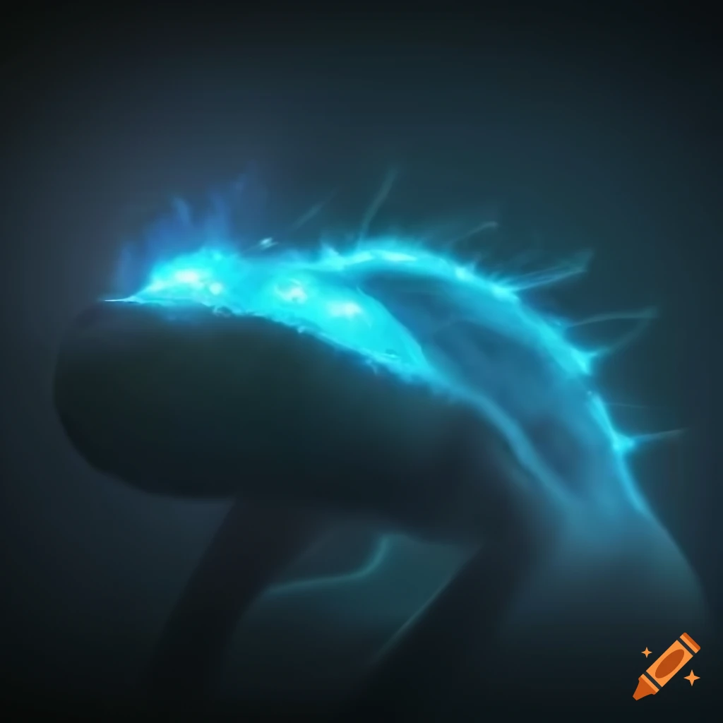 Glowing lovecraftian figure with luminous star aura and gossamer ...