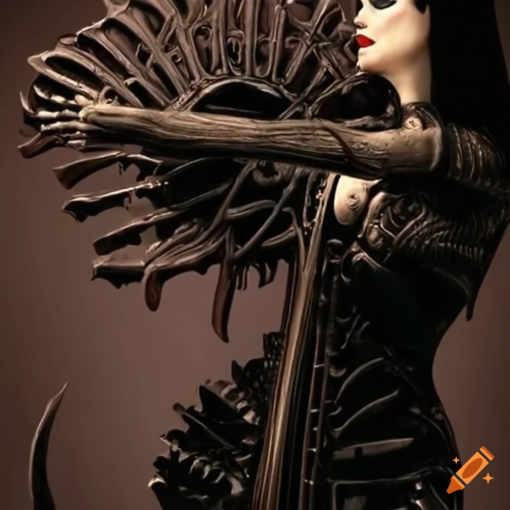 H.r. giger's weather channel featuring jennifer lopez on Craiyon
