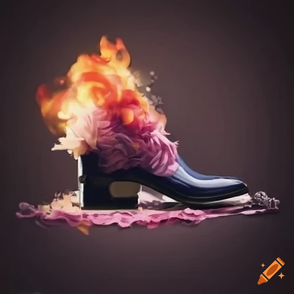 Still life with explosion of objects