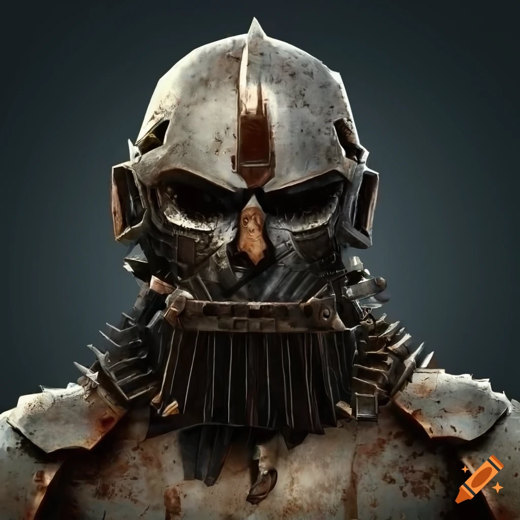 Mechagodzilla with a gas mask on Craiyon