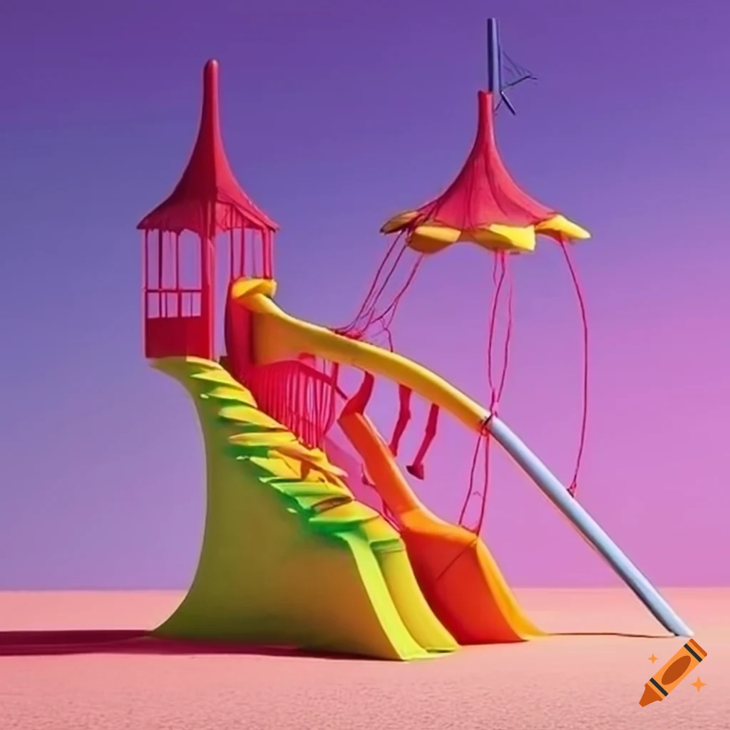 Colorful And Surreal Playground On Craiyon