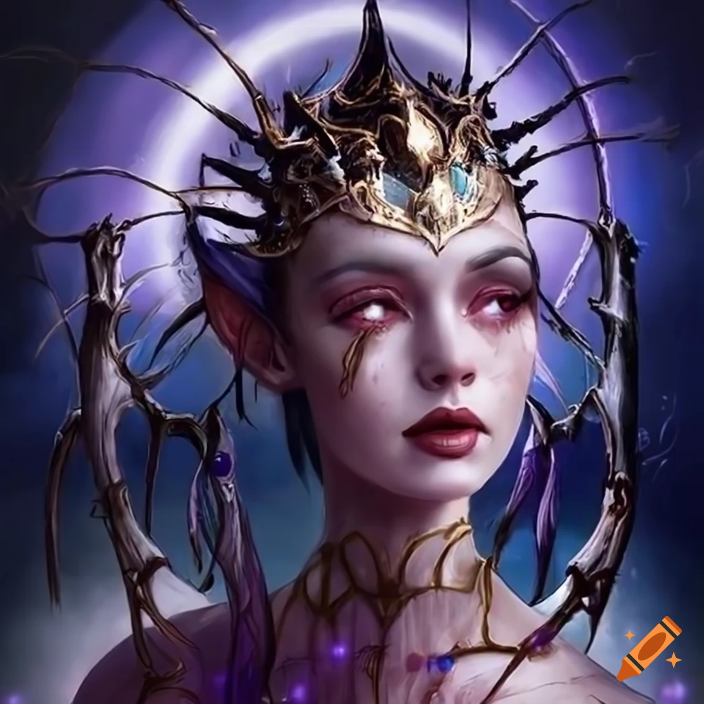 Art of the queen of the moon