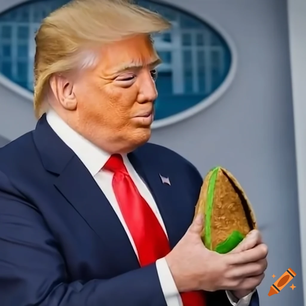 Image Of Donald Trump Holding A Taco On Craiyon image-of-donald-trump-holding-a-taco-on-craiyon