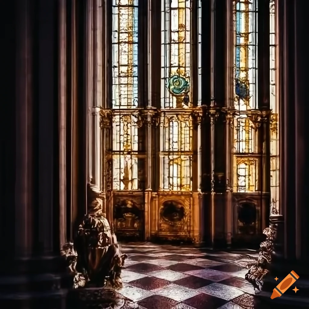 Altar window of palace in dresden on Craiyon