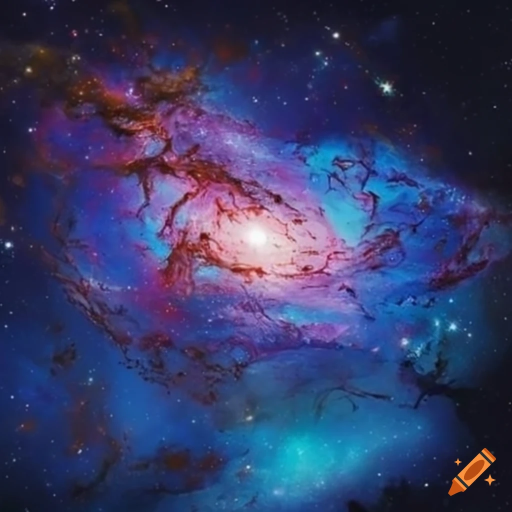 Supernova explosion on Craiyon