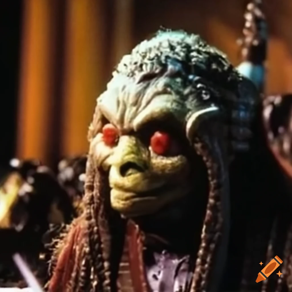 Scene from 1980s doctor who