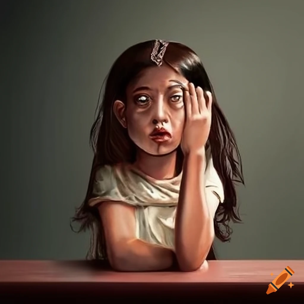 Controversial artwork depicting issues in education on Craiyon