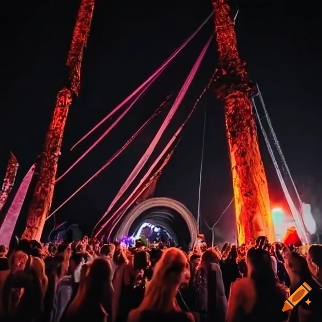 Outdoor festival event