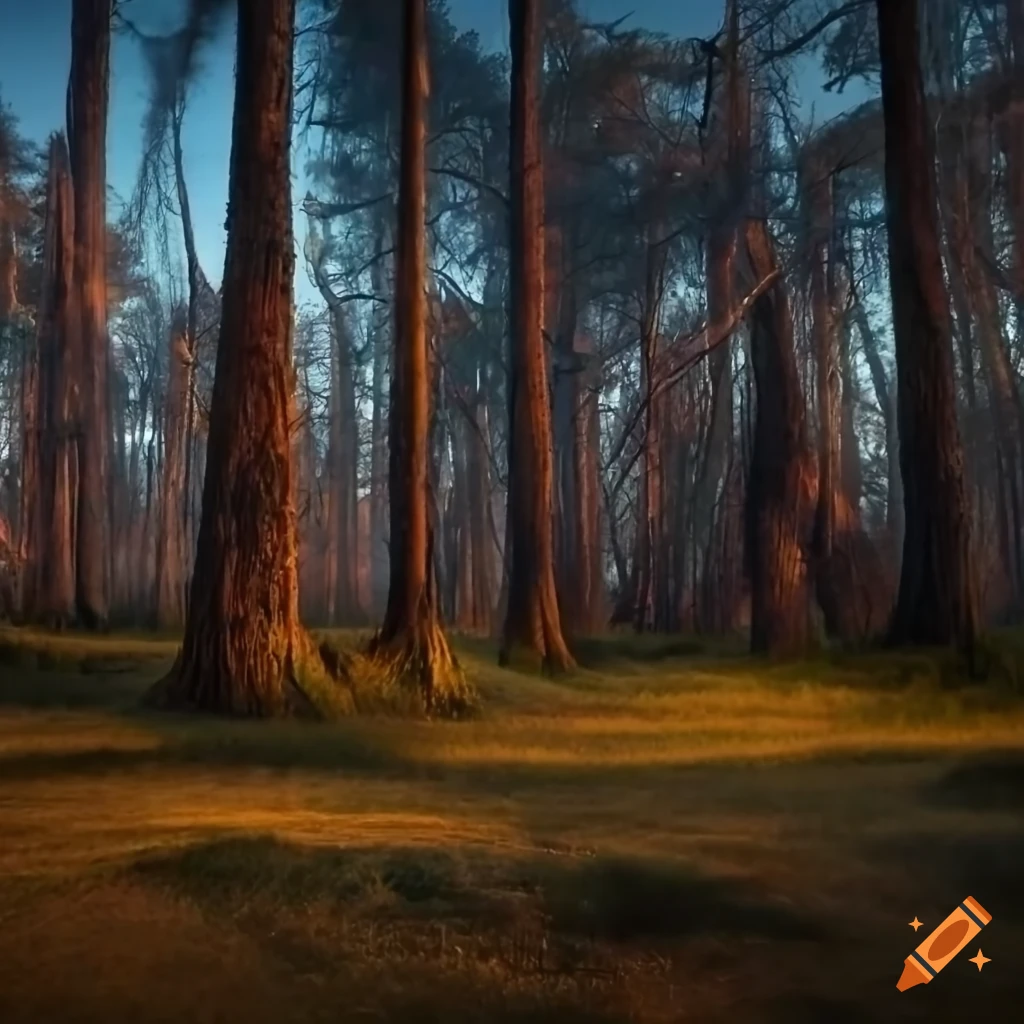 Smokey field in the southern countryside on Craiyon