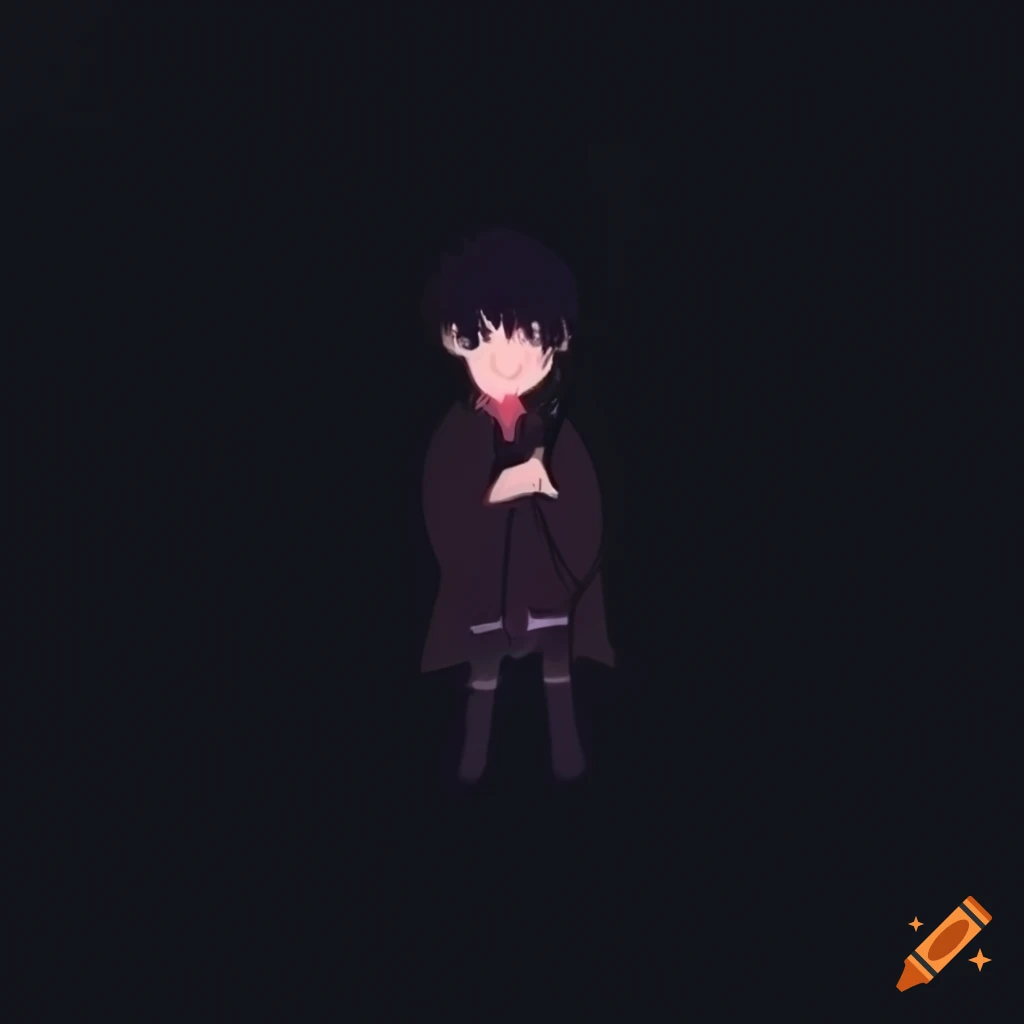 Dark and cute minimalist art on Craiyon