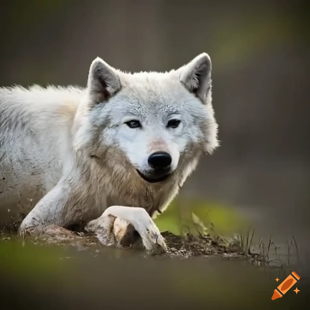 Image of wolves on Craiyon