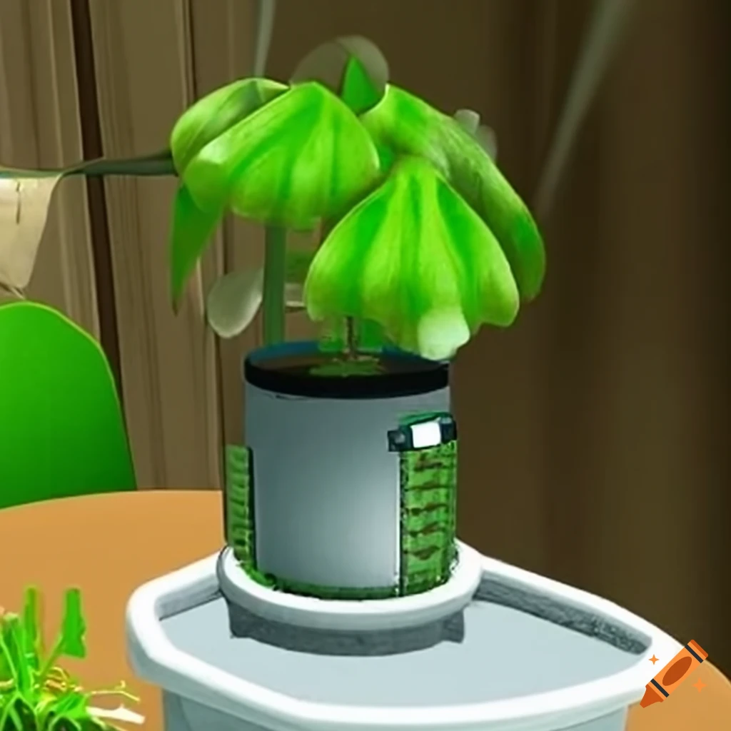 Smart plant pot with automatic watering system