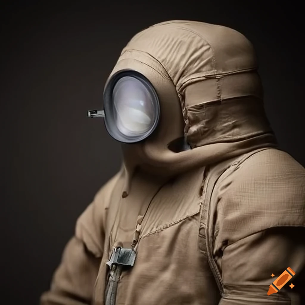 Organic cloth saharan atmospheric suit on Craiyon