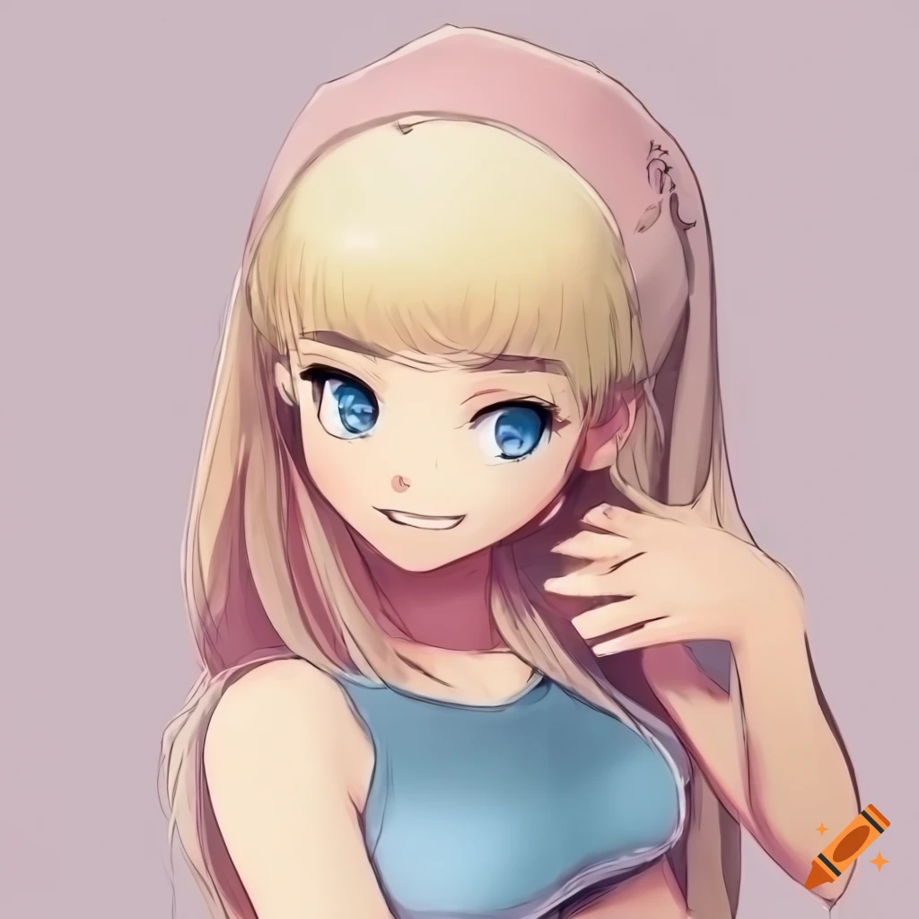 Female ice-type gym leader in pokemon artstyle on Craiyon