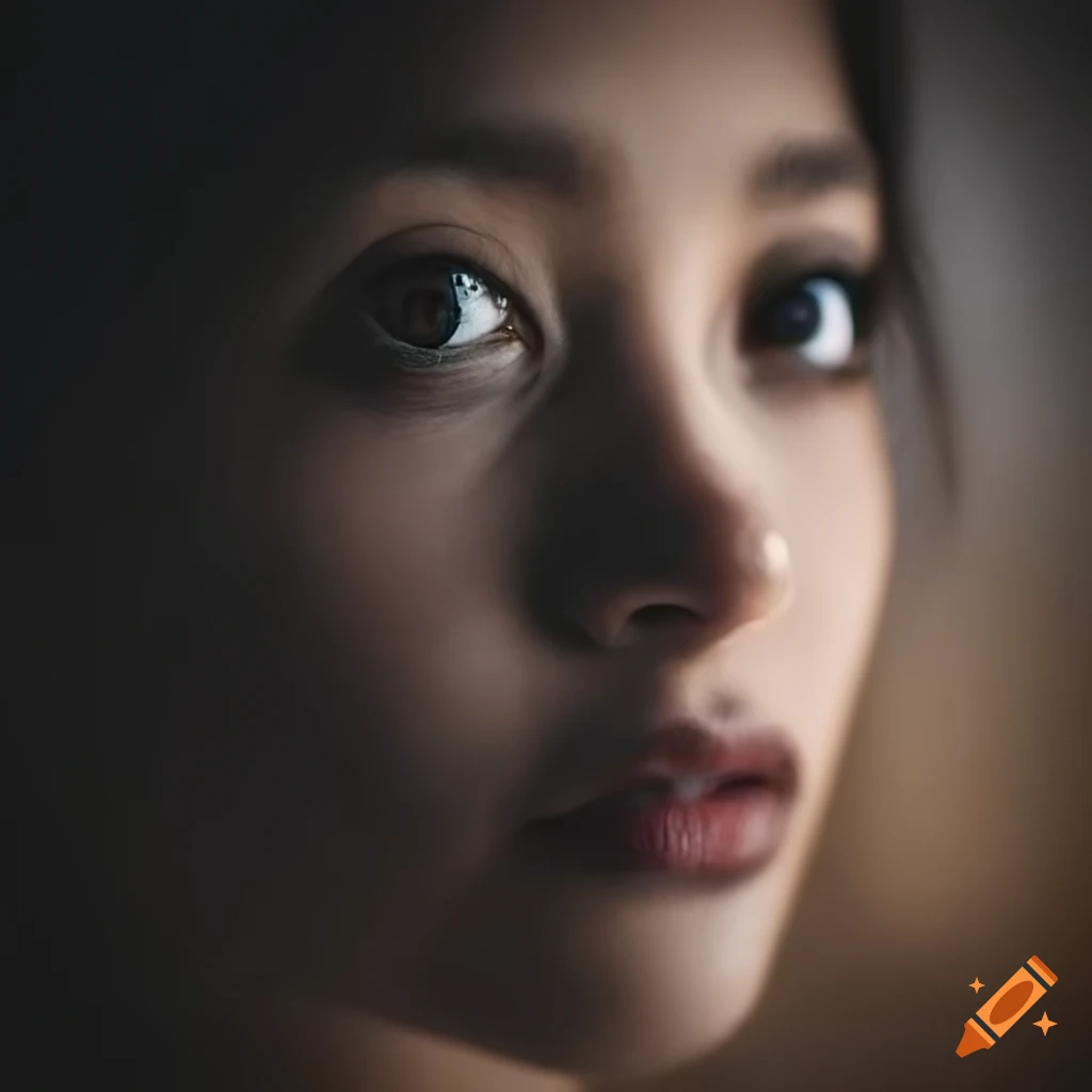 Captivating portrait representing a person's journey on Craiyon