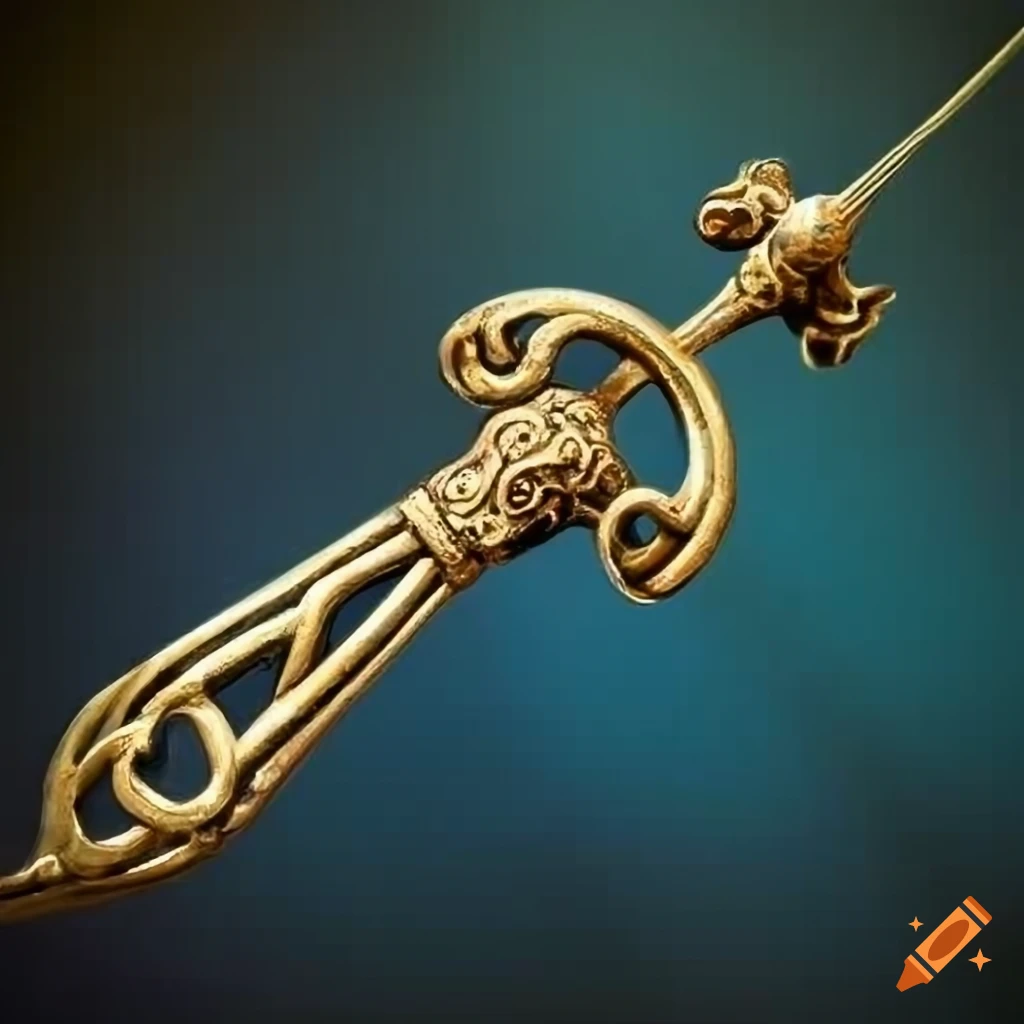 Illustration of a celtic fibula