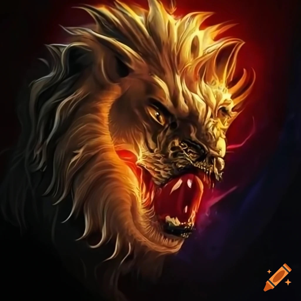 Lion Dragon Wallpaper Galaxy Lion Desktop Wallpaper 76246 Baltana