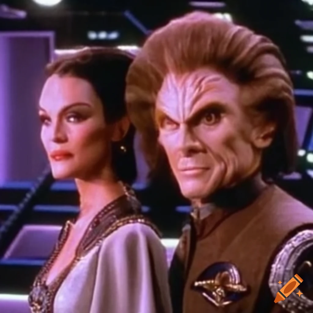 Scene from babylon 5 inspired by the dark crystal and labyrinth on Craiyon