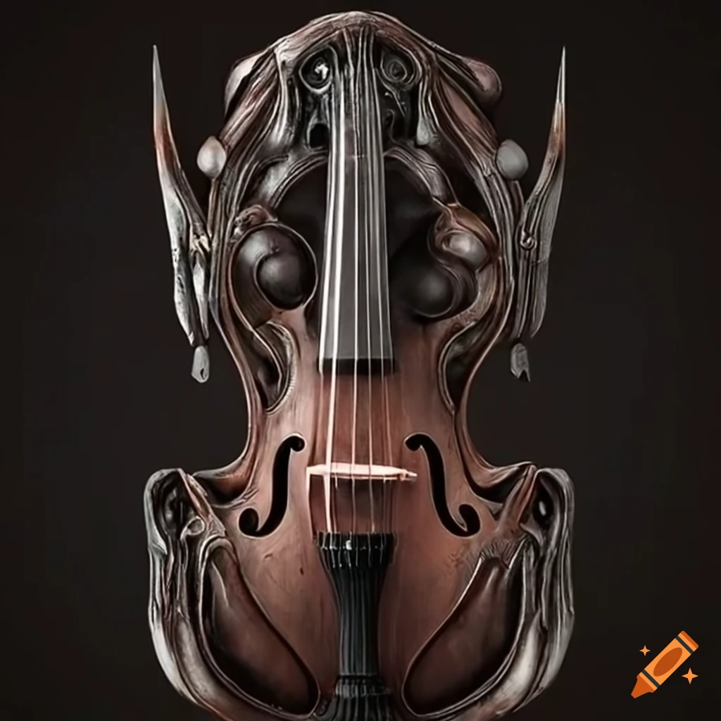 Unique metal handpan instrument shaped like a ufo on Craiyon