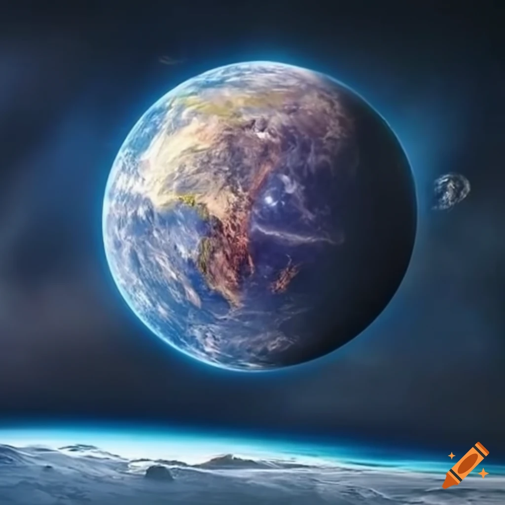 Vision of the world in 2500 on Craiyon