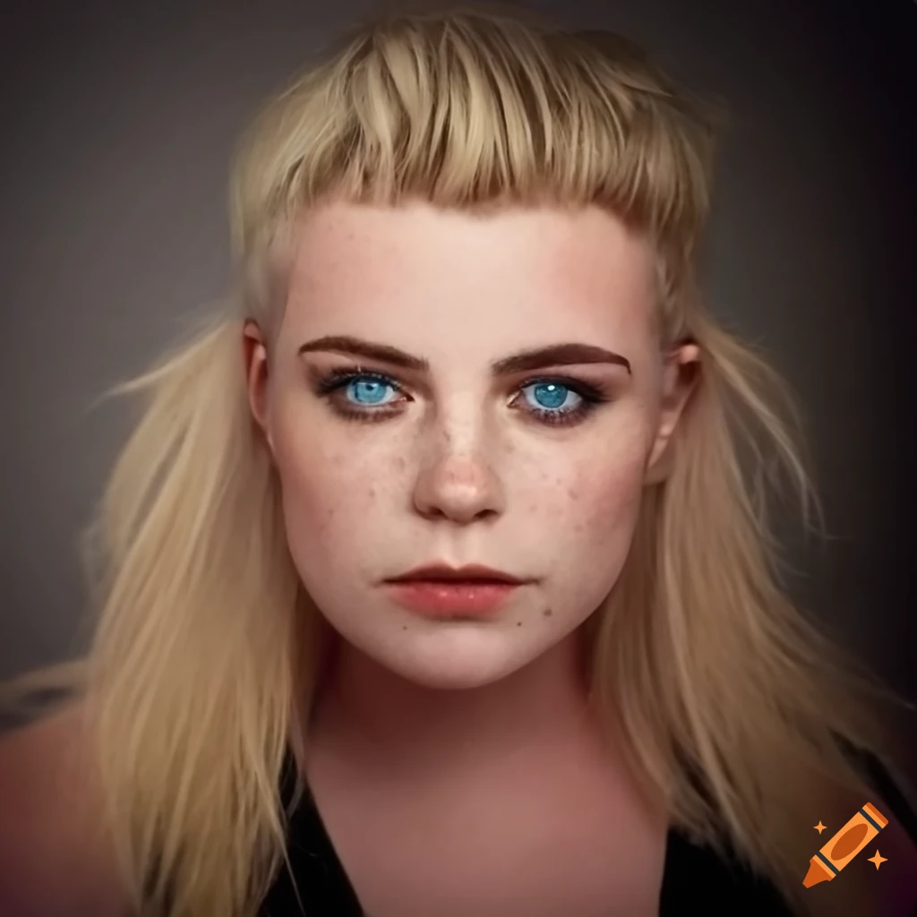 Portrait of a diverse woman with unique features on Craiyon