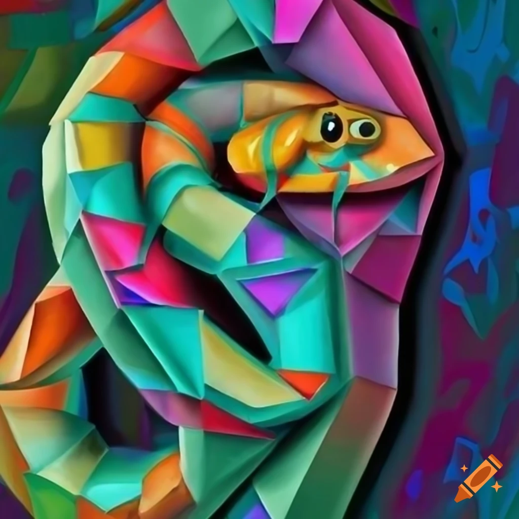 Abstract artwork of a snake wrapped around the word "apprentice" on Craiyon