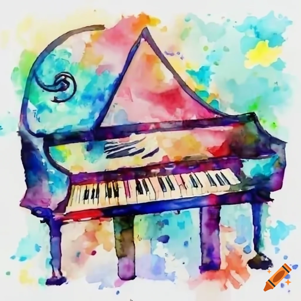 Auto piano artificial intelligence on Craiyon