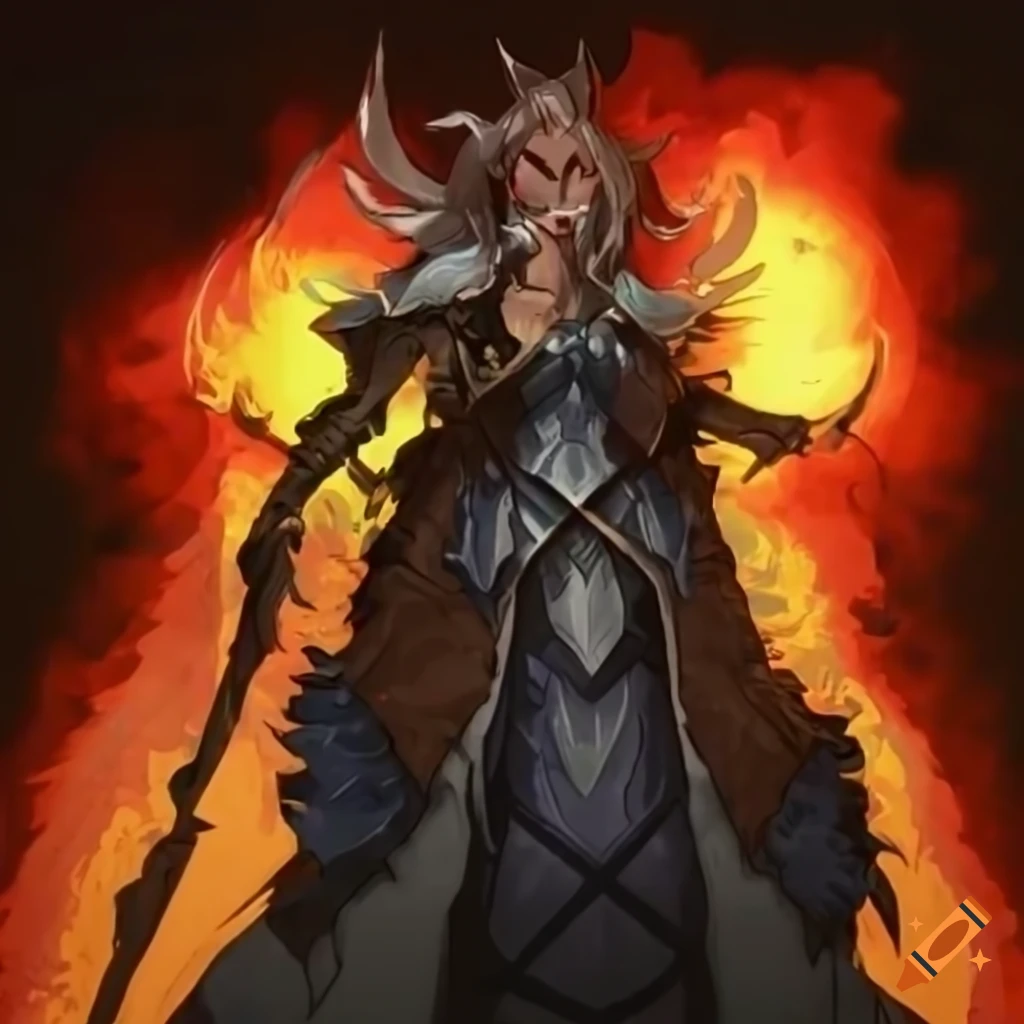 Female ifrit on Craiyon